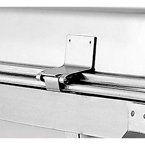 CHEFQ [2 Pack| 8Qt Deluxe Hinged Chafing Dish Foldable Frame Buffet Chafer Stainless Steel Food Warmer and 2 Aprons