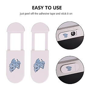 SOLUSTRE 12 pcs Camera Privacy Cover Webcam Cover Slide Camera Slide Cover Cute Laptop Lens Cover Webcam Privacy Computer Tablet para niños Webcam Lens Cover Slider Protector Pearlescent