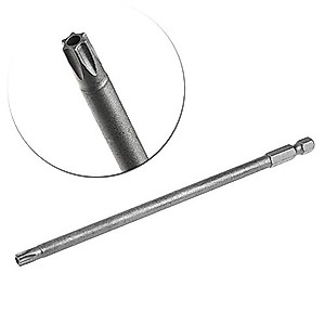 JUN-STORE SENMIAO-TH 8Pcs 150mm Long Magnetic Torx Security Electric Screwdriver Drill Bit Set