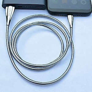 MAGNITTO Micro USB Cable, Zinc Alloy Metal Braided Extra Durable USB2.0 Sync and Charging Cord Sync for Android Phones Devices HTC Moto LG Samsung Galaxy S7 S6 J7 Edge Note 5, Tablets, Kindle. MP3