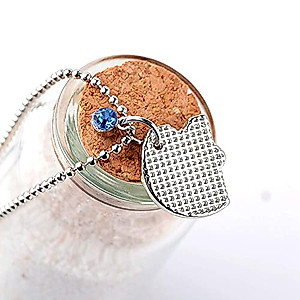 SIVITE Best Friends Forever and Ever Necklace with Crystal Broken Heart Charm Pendant Set Friendship Necklace