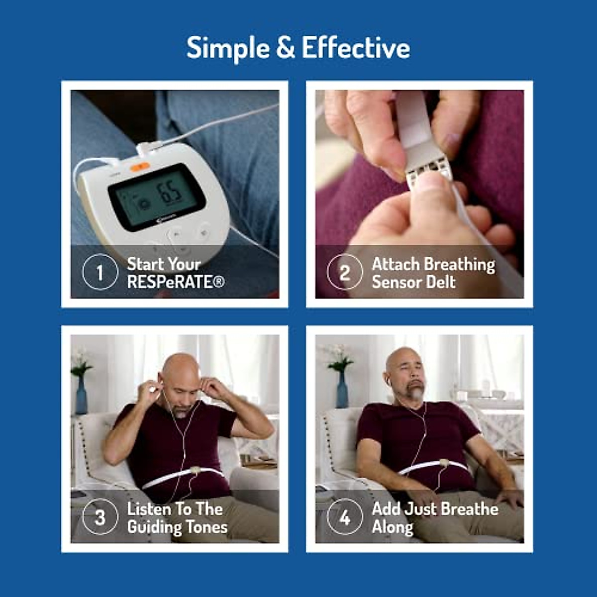RESPeRATE Ultra Blood Pressure Lowering Device - Doctor Recommended Non-Drug Medical Device - Clinically Proven to Lower Blood Pressure Naturally - Just 15 Minutes a Day - FSA/HSA Eligible Product