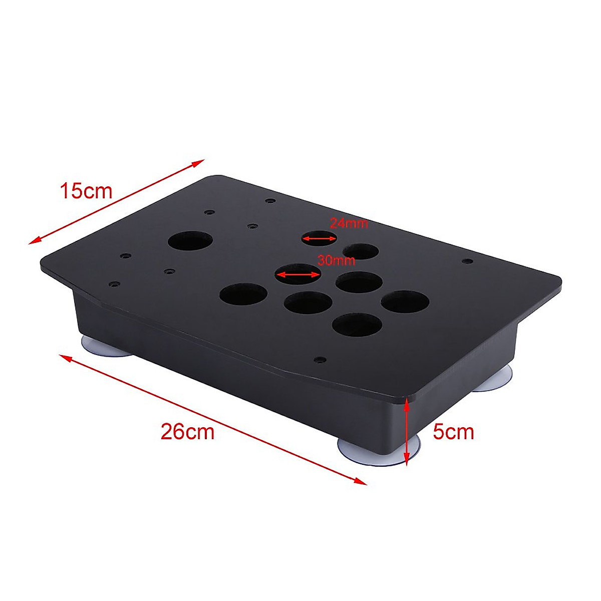 Acrylic Panel and Case DIY Set Kits Replacement for Arcade Game Joystick DIY Set Kits Replacement Game Machine Cabinet Controller DIY Kit