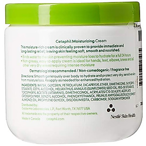 Cetaphil Moisturizing Cream, 16oz (Pack of 3), Hydrating Moisturizer For Dry To Very Dry, Sensitive Skin, Body Cream Completely Restores Skin Barrier In 1 Week, Fragrance Free, Non-Greasy