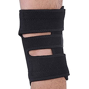 Knee Support Brace, Minor Knee Injury Protect Size Adjustable Unisex Moisture-wicking Knee Brace for Recovering for Knee Strain