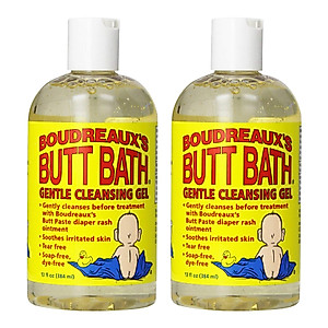 Boudreaux's Butt Bath Gentle Cleansing Gel, 13 Ounce (Pack of 2)
