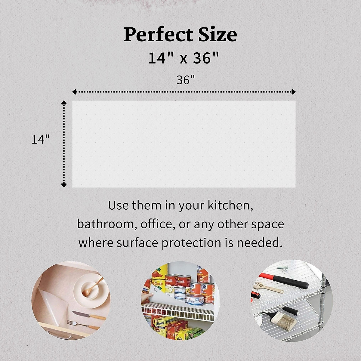 4 Pack of Shelf Liner Measure 11.75” x 47” which Fits 12" x 48" Wire Shelf and Closet Transparent, Clear Matte Finish, Durable, Non-Adhesive and Unrolled Flat Shelf Liners
