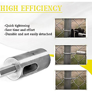 YhoBuy Twist Ties EZ Tool - 9 Gauge Drill Chuck Professional Tool, Upgraded Stainless Steel Twist Ties Easy Tool for Fence Wire Making