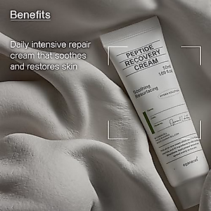 OGANA CELL Oganacell Peptide Face Cream (1.69fl oz) - Intensive Hydration for Dry Skin, Itchiness, Redness. Korean Skin Care. Ceramide NP, Shea Butter, Panthenol.
