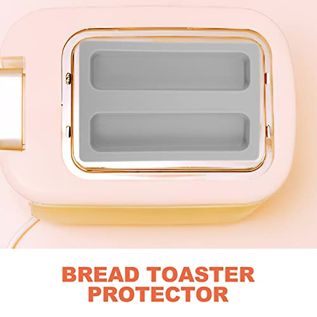 BESTonZON 2pcs Toaster Cover Lid Plastic Electric Bread Maker Upper Cover Toaster Appliance Top Cover 2 Slice Toaster Dirt Cover Protector for Bread Machine Part Accessories