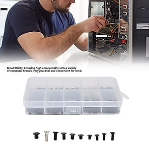 Screw, 500pcs Screws Various Sizes Cross with Storage Box for Maintenance
