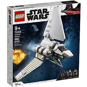 LEGO Star Wars Imperial Shuttle 75302 Building Kit; Awesome Building Toy for Kids Featuring Luke Skywalker and Darth Vader; Great Gift Idea for Star Wars Fans Aged 9 and Up, New 2021 (660 Pieces)