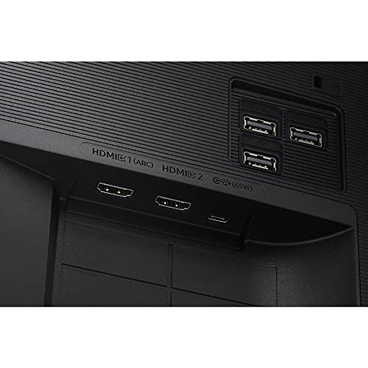 SAMSUNG 32" M70B Series 4K UHD USB-C Smart Monitor & Streaming TV, 4ms, 60Hz, HDR10, Wireless Display, Gaming and IoT Hubs, Alexa Built in, LS32BM702UNXGO, 2022, Black