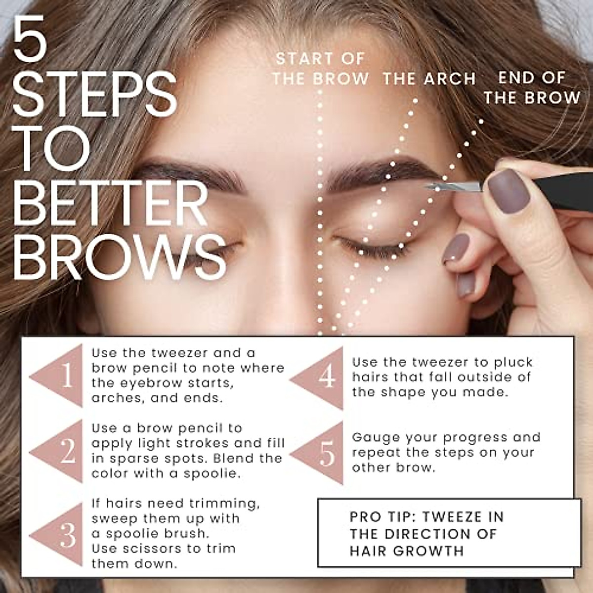 Tweezer Guru Pointed Tweezers - Sharp Precision Needle Nose Tip, Best Tweezers for Eyebrows and Ingrown Hair, Surgical Pointed for Blackheads & Splinters (Yellow)