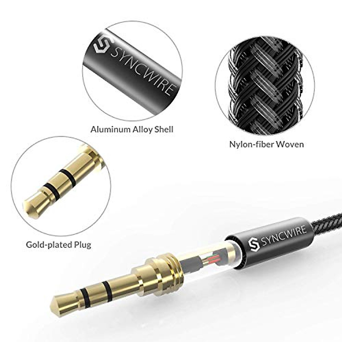 Syncwire Aux Cable and Lightning to 3.5mm Female Adapter - HiFi Sound — 🛍️ The Retail Market