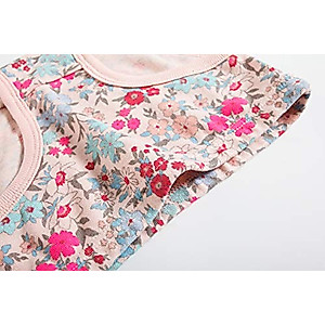 Sladatona Little Girls' Soft Cotton Underwear Bring Cool, Breathable Comfort Experience Panty 5-6years Mixed Colour