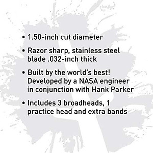 Swhacker 100 Grain 1.50" Cut Pink Low Pound + 1 Practice Head & DVD (3 Pack),Pink