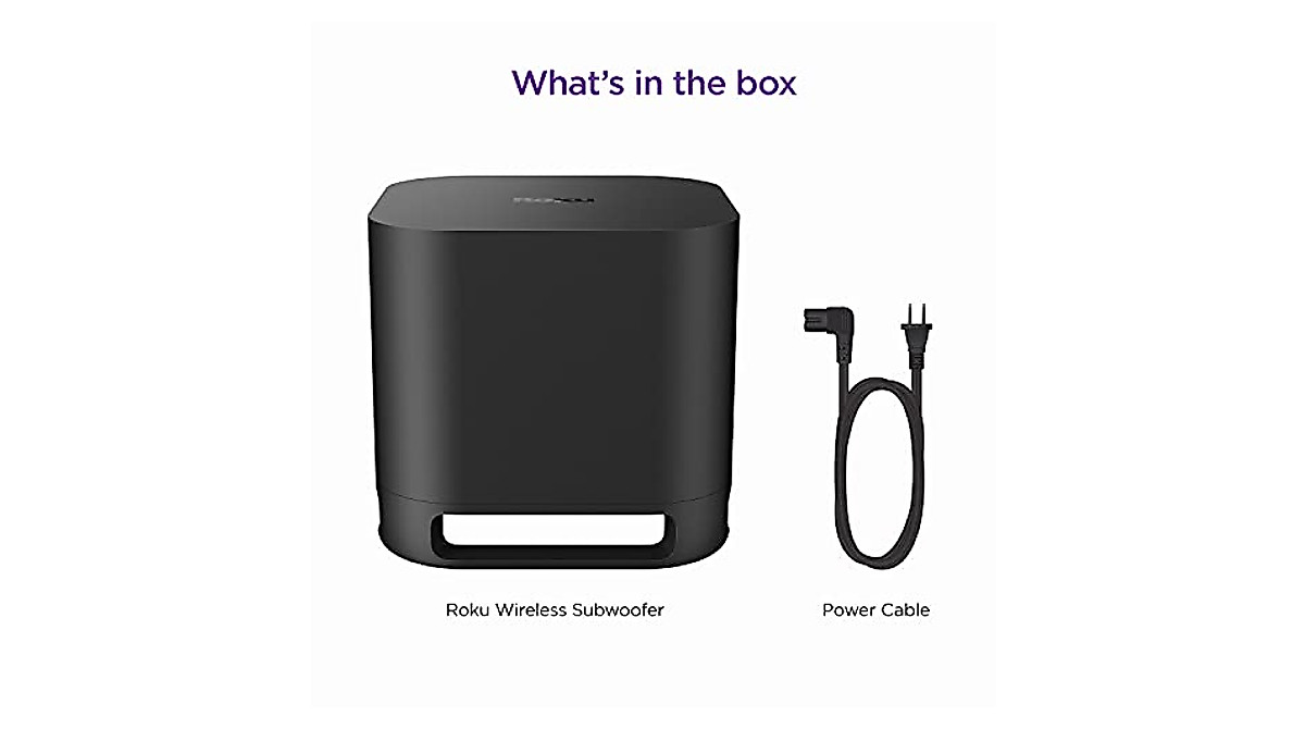 Get the Roku Wireless Subwoofer | Deep Bass for Movies & Music