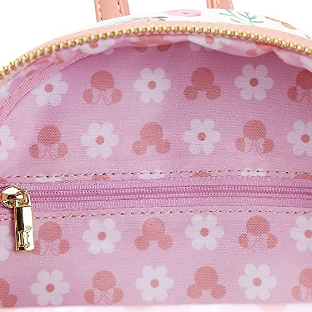 Loungefly Disney Mickey Minnie Mouse Mini Backpack Handbag AOP Floral