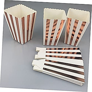 jojofuny 12pcs Popcorn Boxes Mini Treat Boxes Popcorn Container Disposable Containers Snack Box Snack Boxes Mini Popcorn Boxes Popcorn Holder Bags Party Popcorn Containers Carton Gift Box