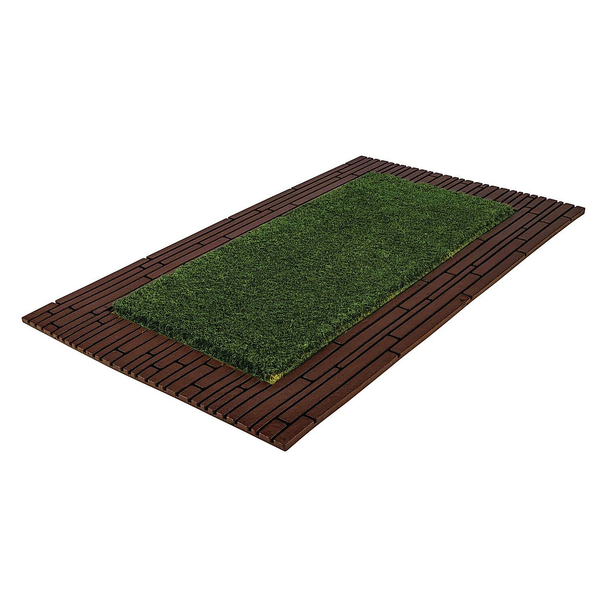 NoTrax, Green Rubber-Backed Natural Coir Doormat, Entry Mat for Indoor or Outdoor Use, 18"x30", C04 (C04S1830GN)