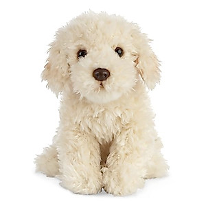 Living Nature Labradoodle Stuffed Animal | Fluffy Dog Animal | Soft Toy for Kids | 10 Inches