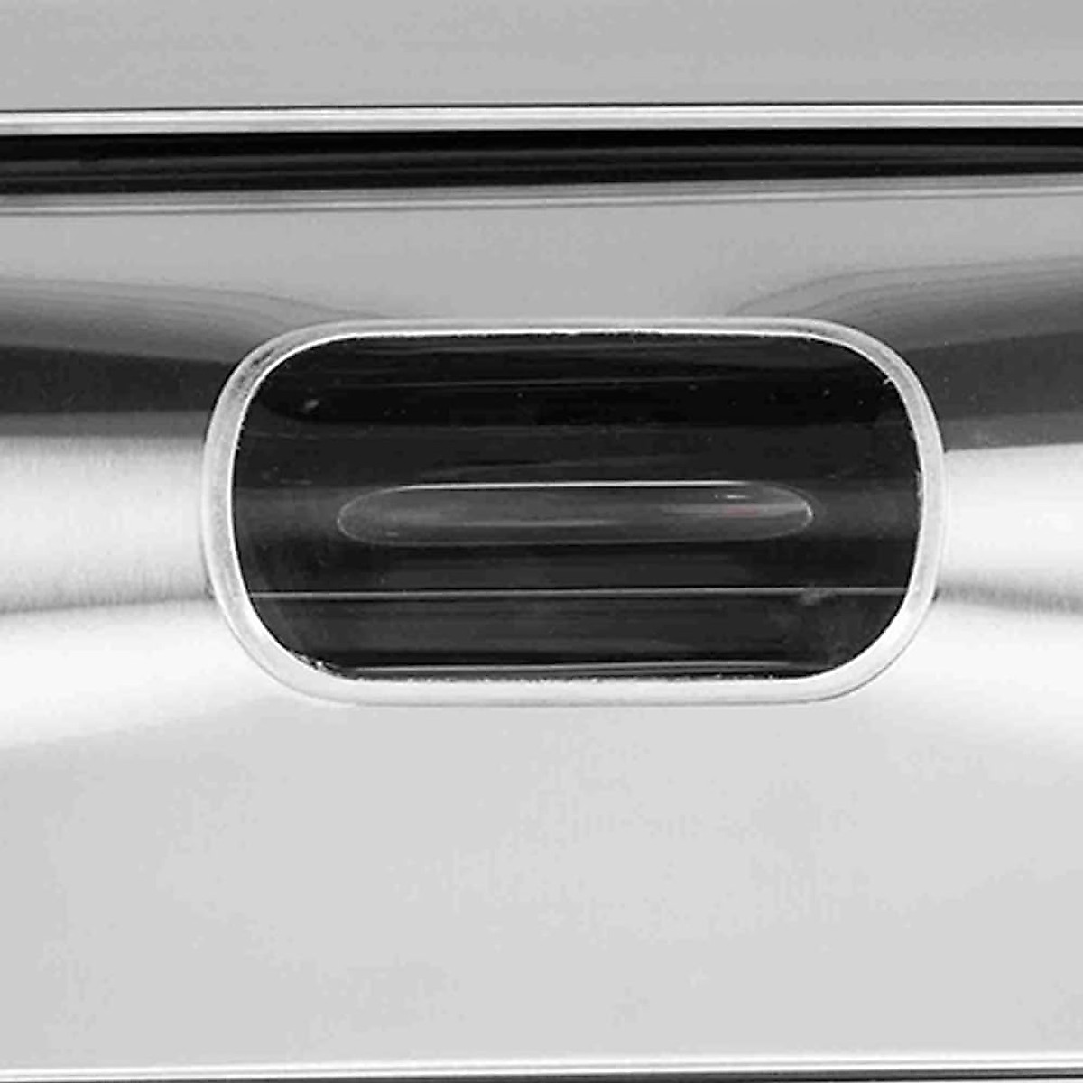 Home Basics Stainless Steel Bread Box, Silver