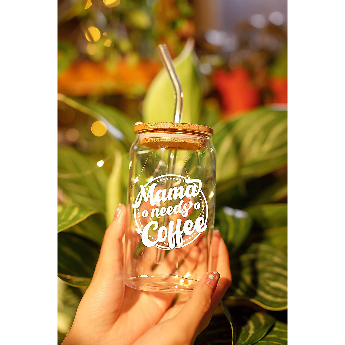 NewEleven Mothers Day Gifts For Mom - Unique Birthday Gifts For Mom, Mother, Wife, New Mom, Bonus Mom, Pregnant Mom - 16 Oz Coffee Glass