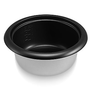 DOITOOL 1.5L Universal Inner Pot Rice Cooker Inner Pot Non-Stick Inner Cooking Pot Rice Cooker Rice Cooker Replacement Parts 8.26 x 8.26 x 3.54 inch