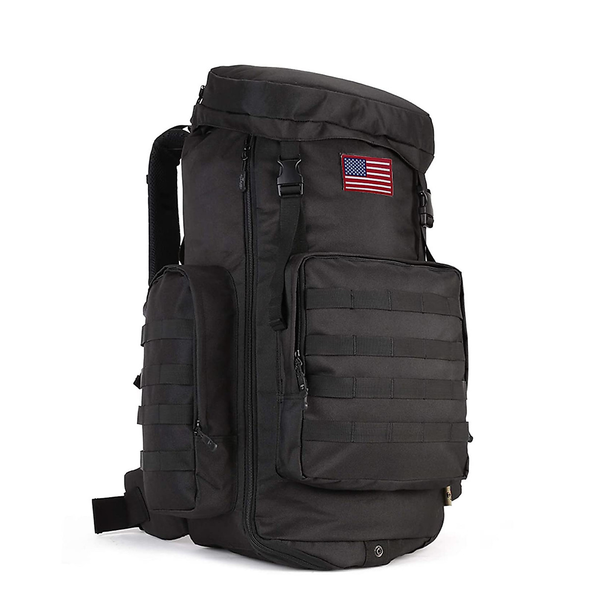 outdoor plus Extra Large Camping Backpack For Men, Hiking Backpacking Backpack, 60 Liter 70l Oversized Rucksack Waterproof