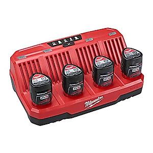 Milwaukee 48-59-1204 M12 Four Bay Sequential Charger
