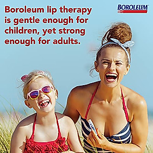 Natural Lip Balm by Boroleum | Best Chapped Lip Moisturizer for Dry Cracked Lips | All Natural Ingredients for Men Women and Kids | 4.25 gr. Tubes, 2 Lip Balms Per Pack