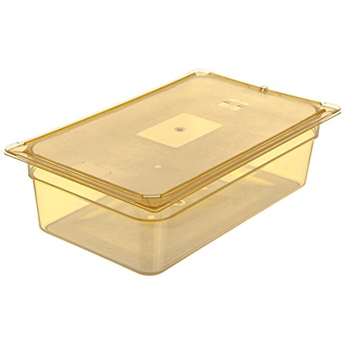 Carlisle FoodService Products CFS 10402B13 StorPlus High Heat Food Pan, 6" Deep, Full Size, Amber