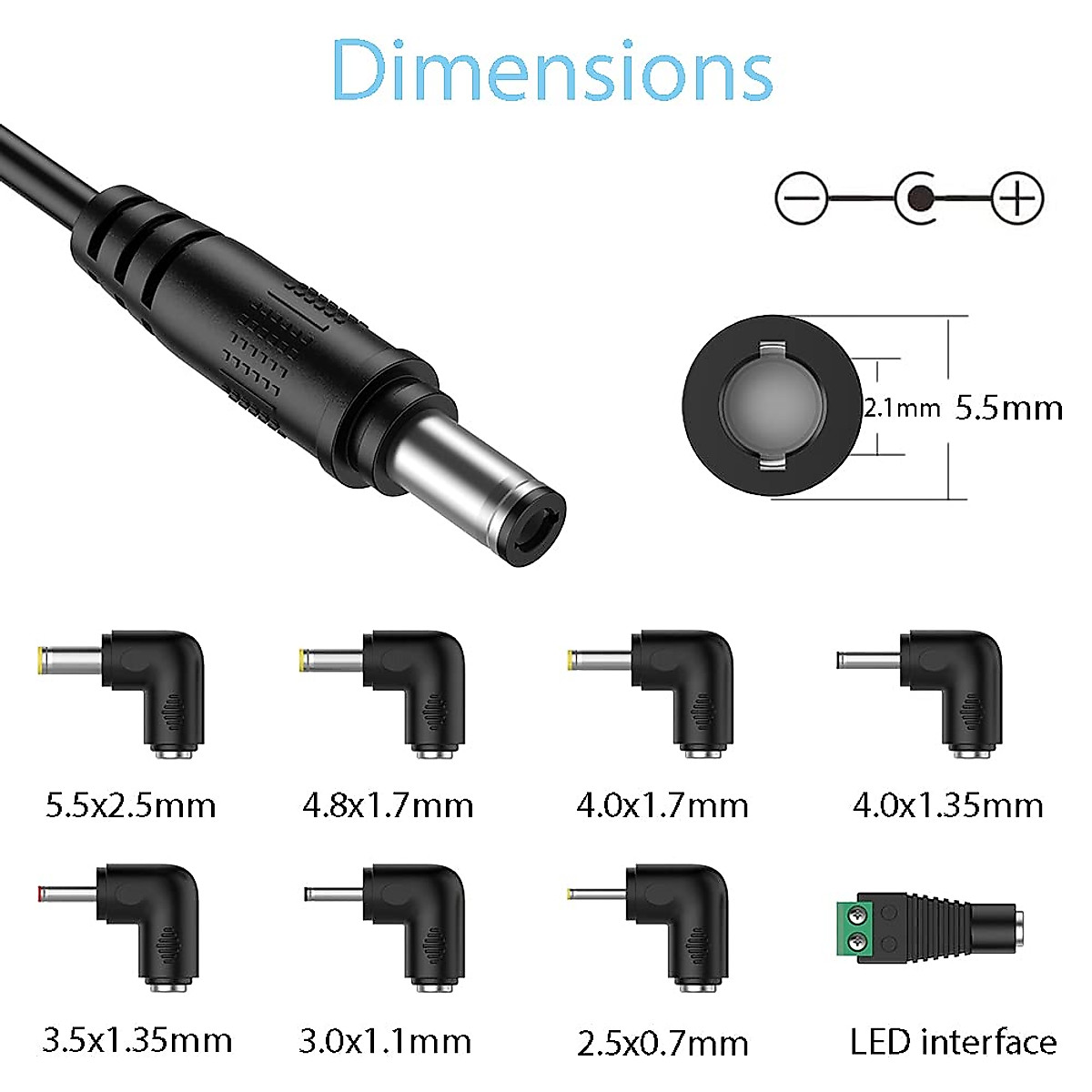 DC 12V 2A Car Charger Universal Power Cord Cigarette Lighter for Portable RCA DVD Player, Sylvania, DBPOWER, GPS, Bluetooth Speakers, Spectra S1 Breast Pump, Label Maker, Camera, Snailax Seat Cushion