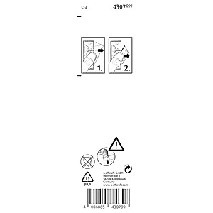 wolfcraft 10 Professional Trapezium Blades 0.65 x 61 mm I 4307000 I Accessories for trapezium blade knives