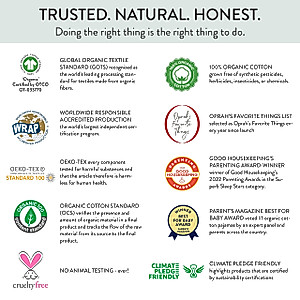 HonestBaby Family Matching Holiday Pajamas Organic Cotton for Men, Kids, Toddlers, Baby Boys, Girls, Unisex Pets, Emerald Painted Buffalo, Women's Medium