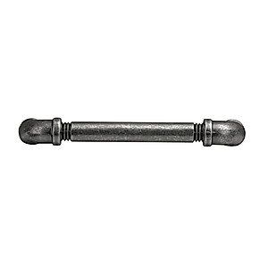 Hickory Hardware Pipeline Collection Pull 5-1/16 Inch (128mm) Center to Center Black Nickel Vibed Finish