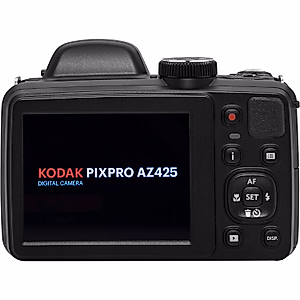 Kodak PIXPRO AZ425 Digital Camera Bundle with 32GB Memory Card, Camera Case (Black), Battery, Charger, USB Card Reader, Table Tripod, Accessories (Black)