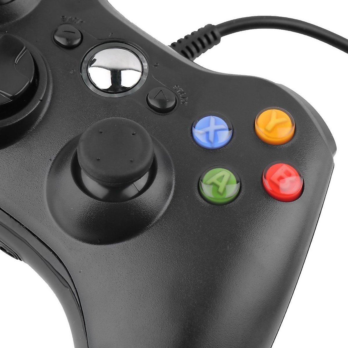 Wired USB Game Controller Gamepad Game Joystick Joypad for Microsoft Xbox 360/Slim & Windows PC (Black)