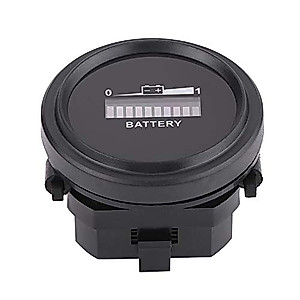 12V/24V/36V/48V/72V LED Digital Battery Indicator Meter Gauge, Battery Indicator for Go-lf Ca-rt