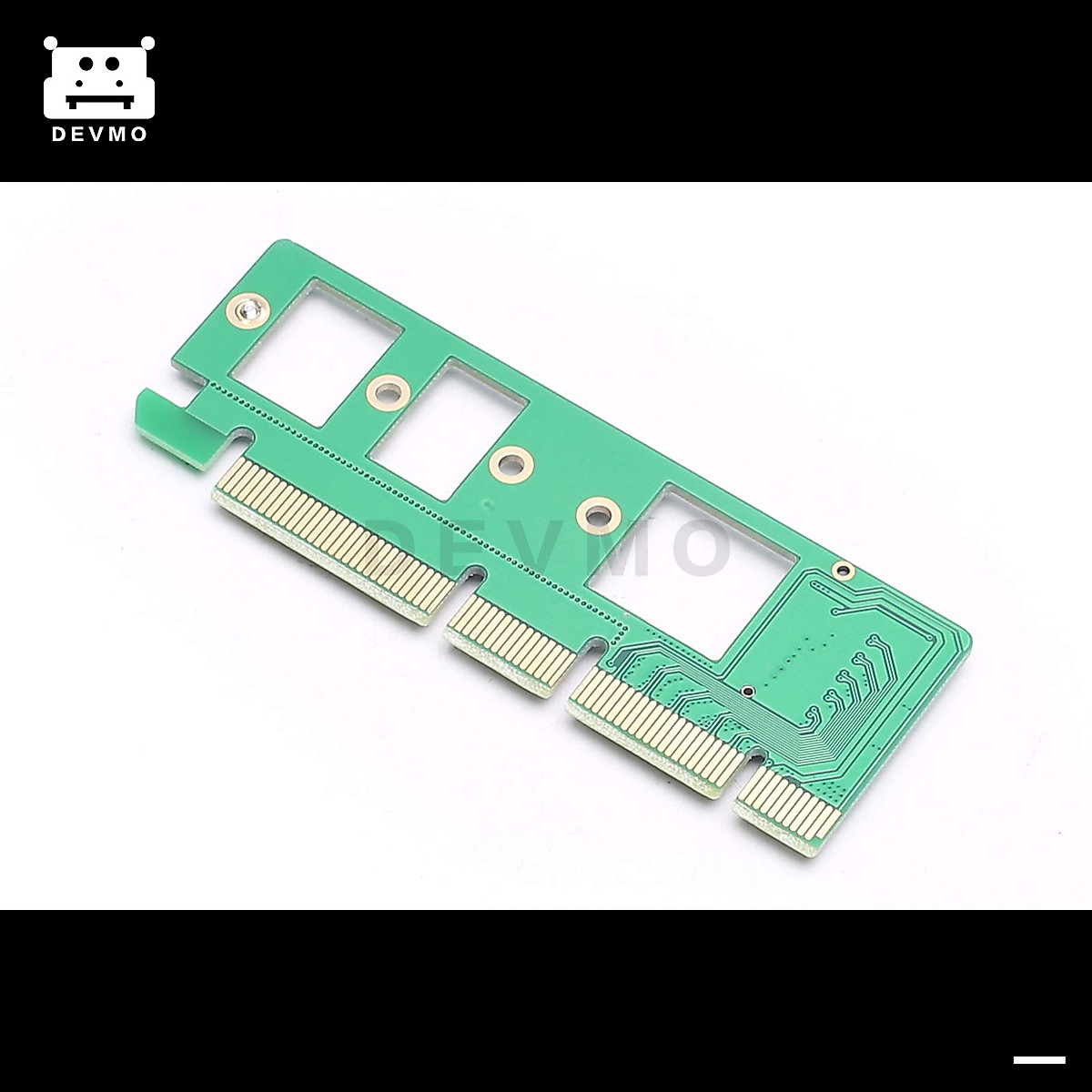 DEVMO M.2 NGFF M-Key to Desktop PCIe x4 NVMe SSD Adapter Card 2242 2260 2280 M2 Drive