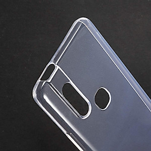 Shantime Infinix S5 Pro Case, Scratch Resistant Soft TPU Back Cover Shockproof Silicone Gel Rubber Bumper Anti-Fingerprints Full-Body Protective Case Cover for Infinix S5 Pro (Transparent)