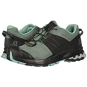 Salomon XAILD Gore-TEX Trail Running Shoes for Women, Balsam Green/Black/Meadowbrook, 5.5