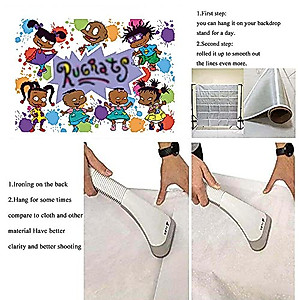 LXBO Child Theme Party Backdrop Watercolor Go Wild Graffiti Background Happy Birthday Decoration Photography Background Baby Shower Supplies (7x5FT)