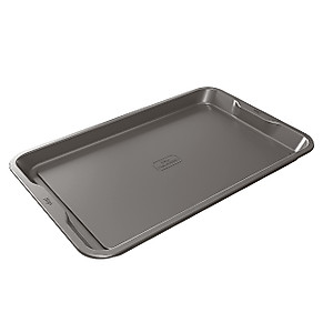 Ninja B30017 Foodi NeverStick Premium 11 inch x 17 inch Baking Sheet, Nonstick, Oven Safe up to 500⁰F, Dishwasher Safe, Grey