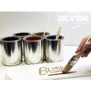 Blysk Empty Metal Quart Cans with lids (6)