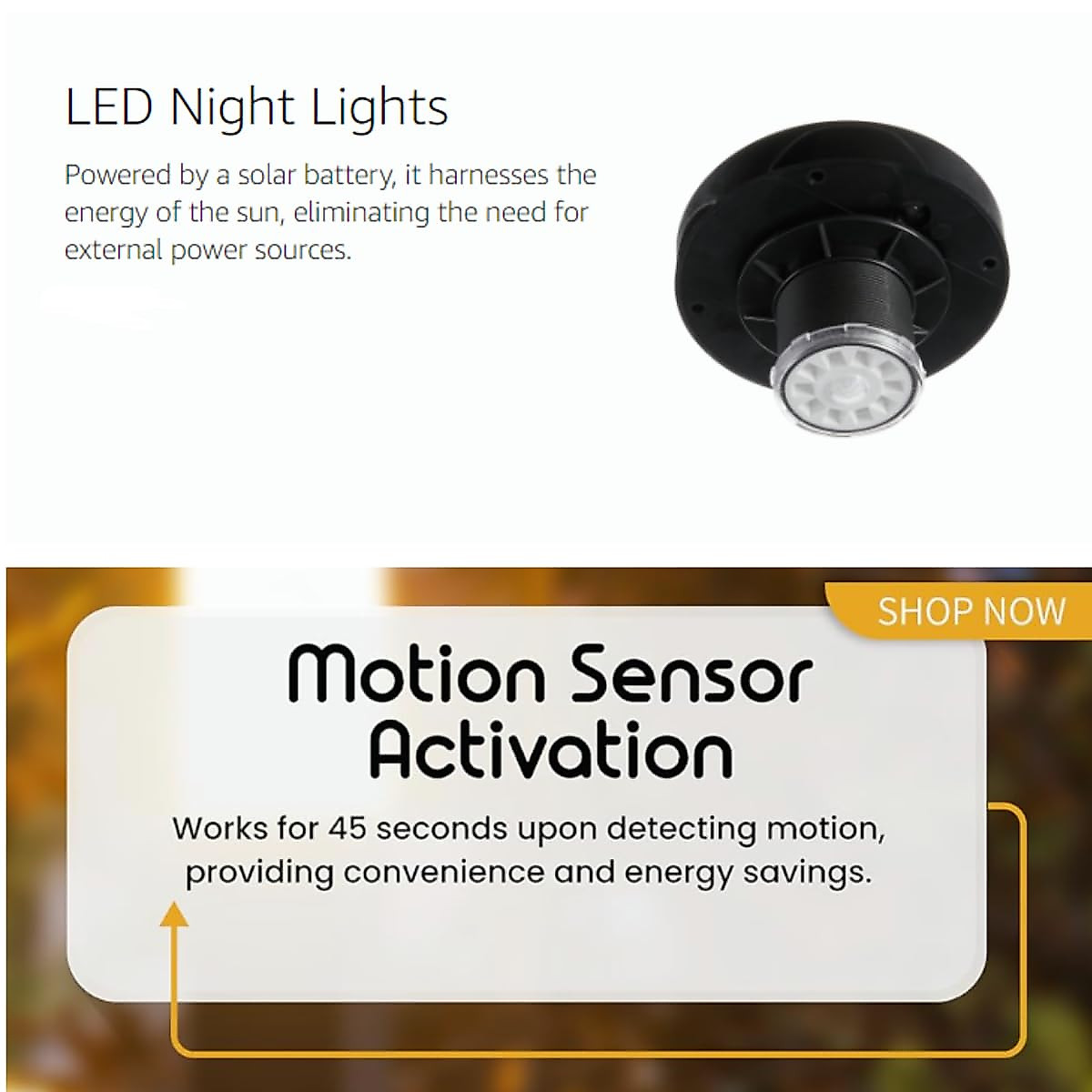 BRIGHTICONIC BICSL20-01 5LEDs Solar Portable Toilet Chicken Coop Dog House Storage Shed - Waterproof LED Night Light for Closet Camping Outhouse Kit Portable Potty (BICSL20-01(5LEDs))