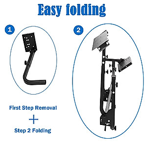 Marada Racing Wheel Stand Adjustable Fit for Logitech G29 G920 G923 Thrustmaster T80 T300 RS GT PXN Foldable Steering Wheel Pedal Shift Not Include