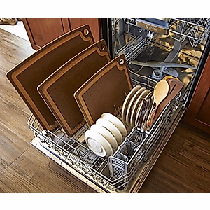 Epicurean Gourmet Series Cutting Board, 17.5-Inch by 13-Inch, Nutmeg/Natural