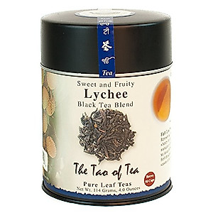 The Tao of Tea, Lychee Black Tea, Loose Leaf, 4.0 Ounce Tins